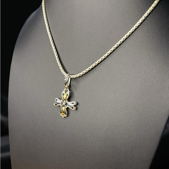 Premier Designs | Jewelry | Vintage Premier Designs Twotone Cross ...